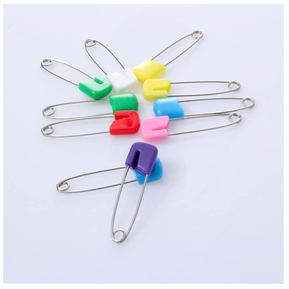 12-Pack Safety Locking Baby Cloth Nappy Diaper Pins | Childproof Secure ...