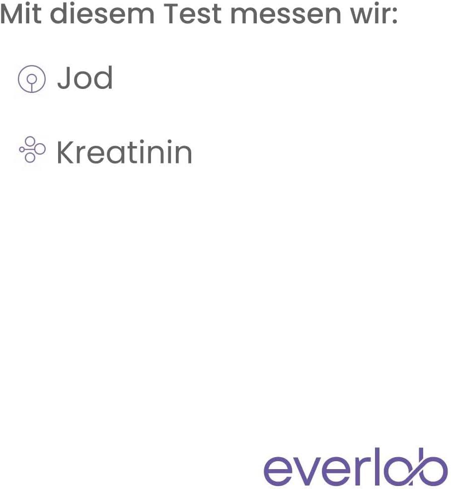 EVERLAB Iodine Test - Quick & Easy Urine Self-Test for Home Use | Check ...