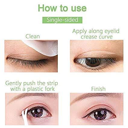 200 Medium Eyelid Stickers - Simple Application for Effortlessly Lift ...
