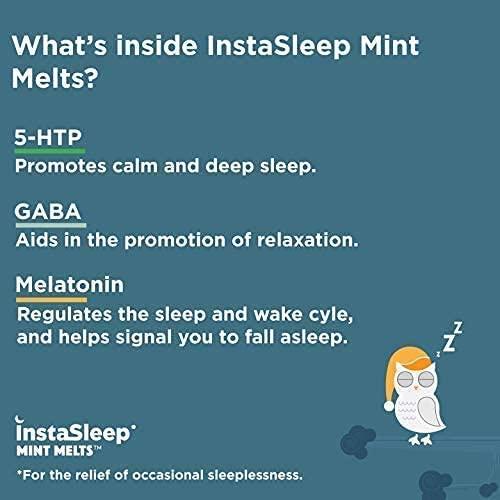 InstaSleep Mint Melts 32 Count - Fast-Acting Sleep Aid (Pack of 1 ...