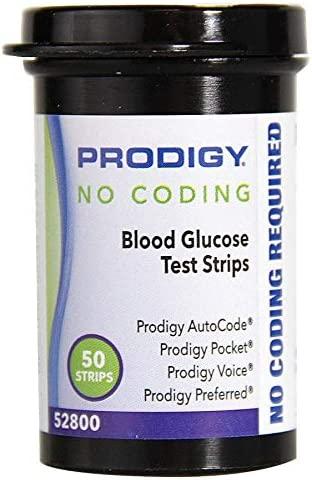 Prodigy Autocode Test Strips 100 ct. | Accurate Blood Glucose Testing ...