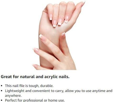 Pinkee's 6 Inch Stainless Steel Nail File (2 Pack) - For Fingernails ...