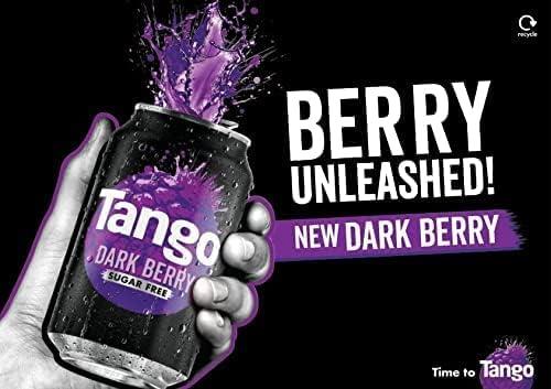 Tango Dark Berry Sugar Free 330ml (Pack of 8) Dark Berry 330ml (Pack of ...