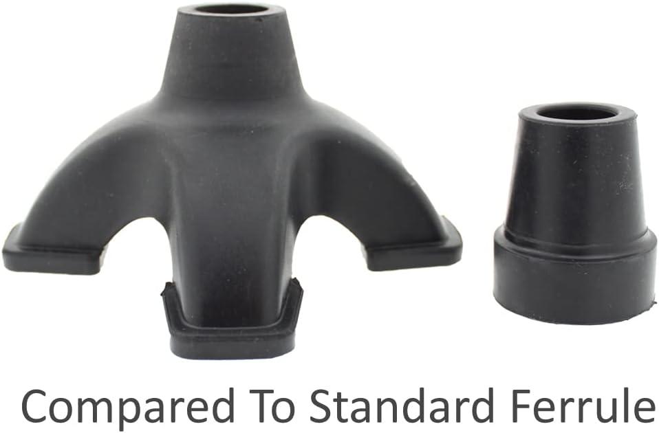 High Grip 19mm 3/4 Heavy Duty Rubber Foot for Walking Sticks and Canes ...