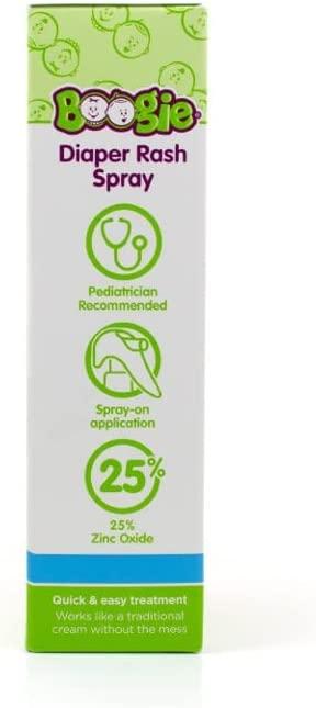 Boogie Bottoms Diaper Rash Cream Spray - Travel Friendly, No-Rub ...