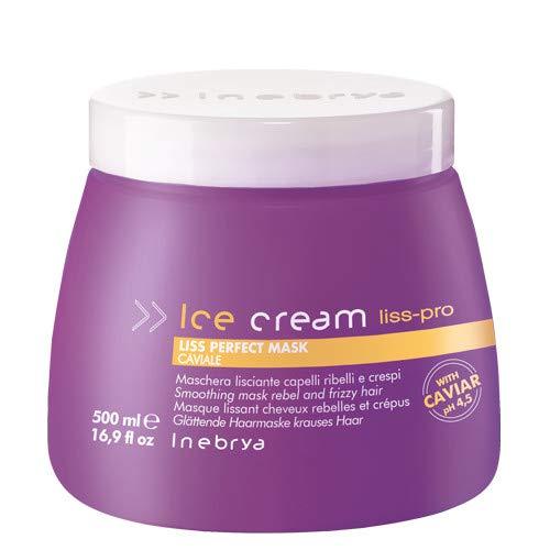 Inebrya Ice Cream Liss-Pro Mask 500mL/16.9oz - Smoothing Hair Treatment ...