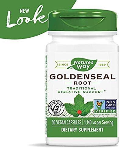 Goldenseal Root 570mg Capsules - Natural Immune Support