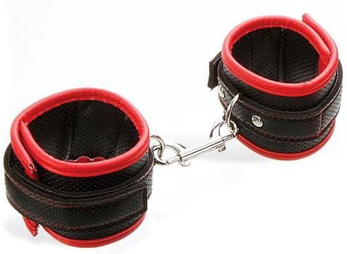 Adam & Eve Scarlet Couture Bondage Cuffs - Red/Black | Luxe BDSM ...