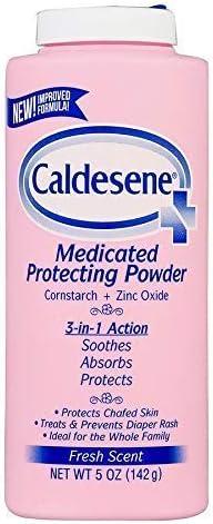 Caldesene Medicated Protecting Powder with Zinc Oxide & Cornstarch 5 oz ...