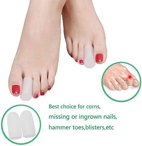 Lingdong 6-Piece Gel Big Toe Protectors - Large Size for Ingrown Nails ...