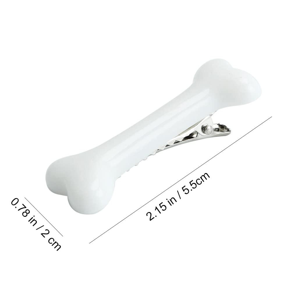 Utavu 10pcs Dog Bone Hair Clips - Spooky Goth Hair Pins for Halloween ...