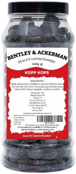 Kopp Kops - (640g) Original Retro Boiled Sweets Kopp Kops in a Gift Jar ...
