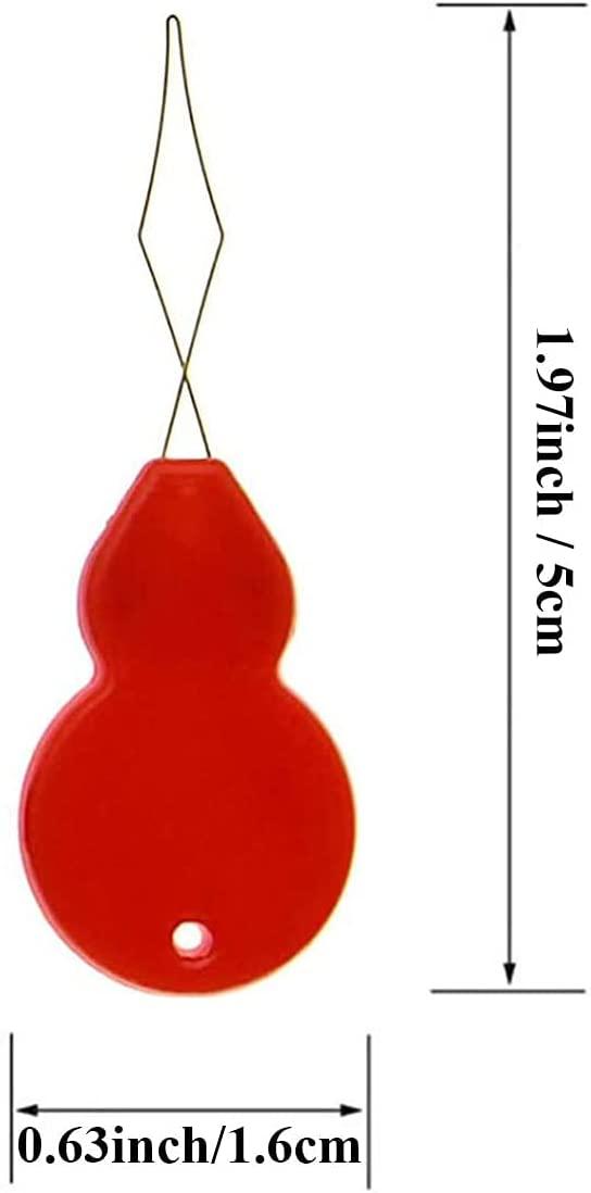 30 Pieces Gourd Shaped Plastic Needle Threaders, Plastic Wire Loop DIY ...