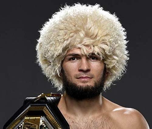 Khabib Nurmagomedov Sheepskin Papakha Hat - Authentic Dagestan Russian ...