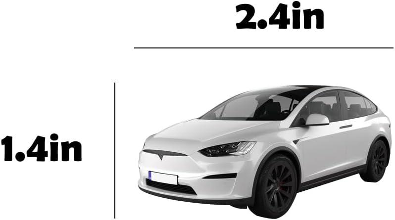 HAKPUOTR Tesla Model Y Cupcake Toppers 24Pcs Electric Car Cupcake ...