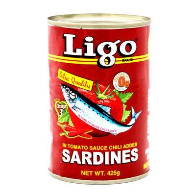 2 Big cans of LIGO Mackerel Sardines in Tomato Sauce Philippine s Best ...