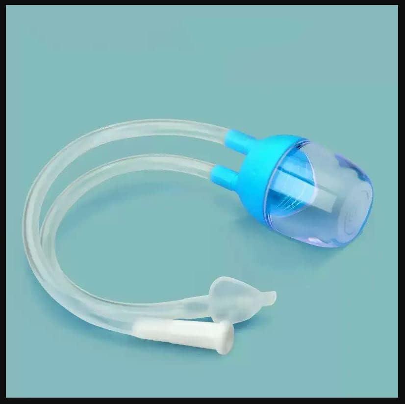 Baby Nasal Aspirator - Nose Sucker and Booger Remover for Infant - Blue