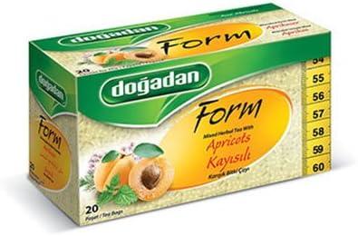 Dogadan Premium Form Mixed Herbal Tea with Apricots - 20 Tea Bags | Buy ...