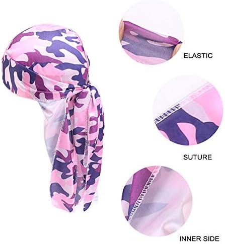 Premium Military Camouflage Durags Set for Men - 3 Pack | Colorful 360 ...