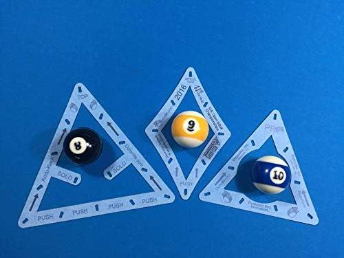 Accu-Rack Outsville Billiards Template Set - Solo Diamond 9 and Pro 10 ...