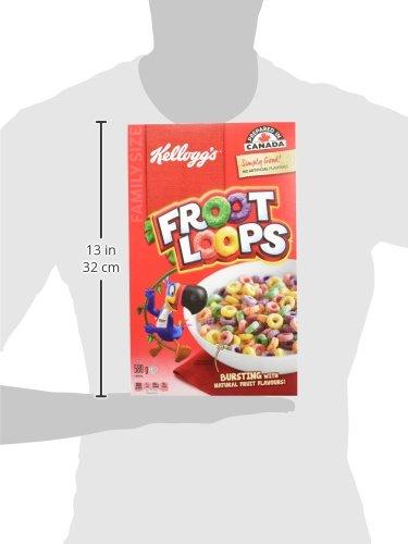 Kellogg's Froot Loops Cereal Family Size 580g/20.5oz Imported from ...
