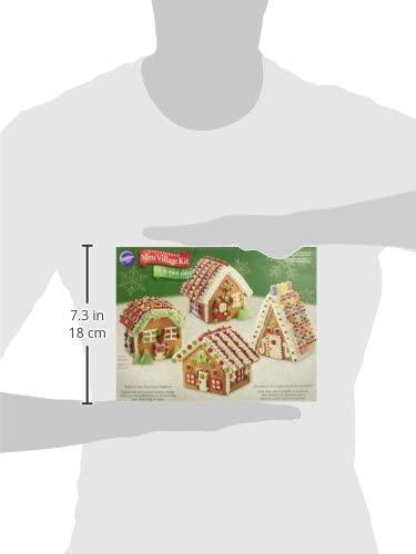 Wilton Mini Village Gingerbread House Kit - DIY Holiday Decorating Set ...