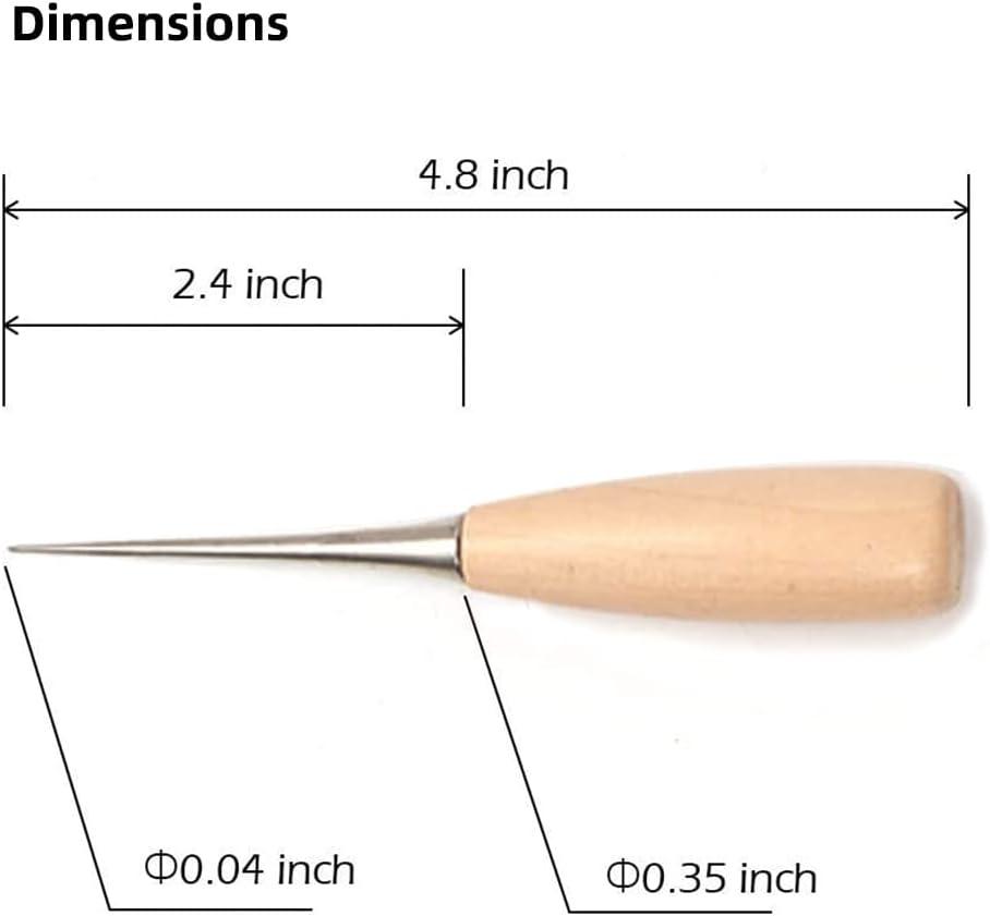 WUTA Leather Craft Awl Tools - 3 Pack Sewing Hole Punch Tool Set | Buy ...