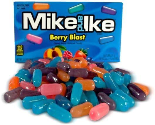 Mike and Ike Berry Blast Theatre Box - 141g - 5 Berry Flavors: Wild ...