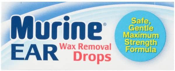 Murine Ear Wax Removal Drops 0.5 oz - Pack of 6 | Gentle Ear Drops for ...