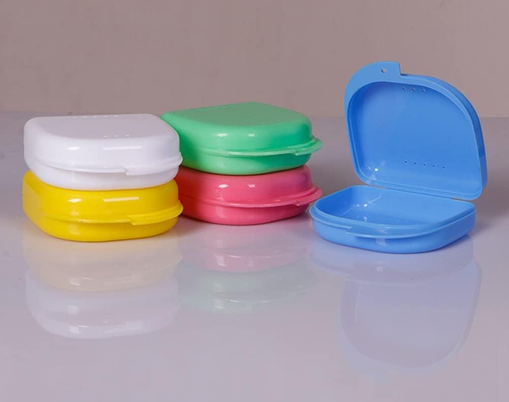 Anawakia Green Denture Box - Durable Braces & Dental Prosthesis Storage ...