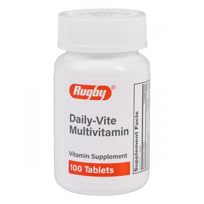 Rugby Daily-Vite Multivitamin Supplement - 100 Tablets | Buy Now with ...