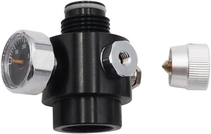 Vavoger Paintball CO2 Tank Regulator & Adapter DIY Kit - Adjustable ...