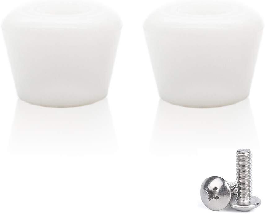 Fyaner PU Rubber Roller Skate Toe Stoppers - 1 Pair with Screws and ...