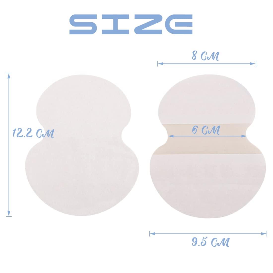 60 PCS Disposable Underarm Sweat Pads | Absorbent Armpit Shields for ...