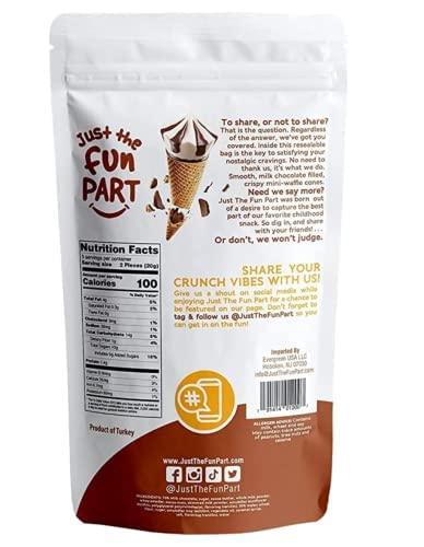 Just The Fun Part - Bite-Size Crispy Mini Waffle Cones - Filled With ...