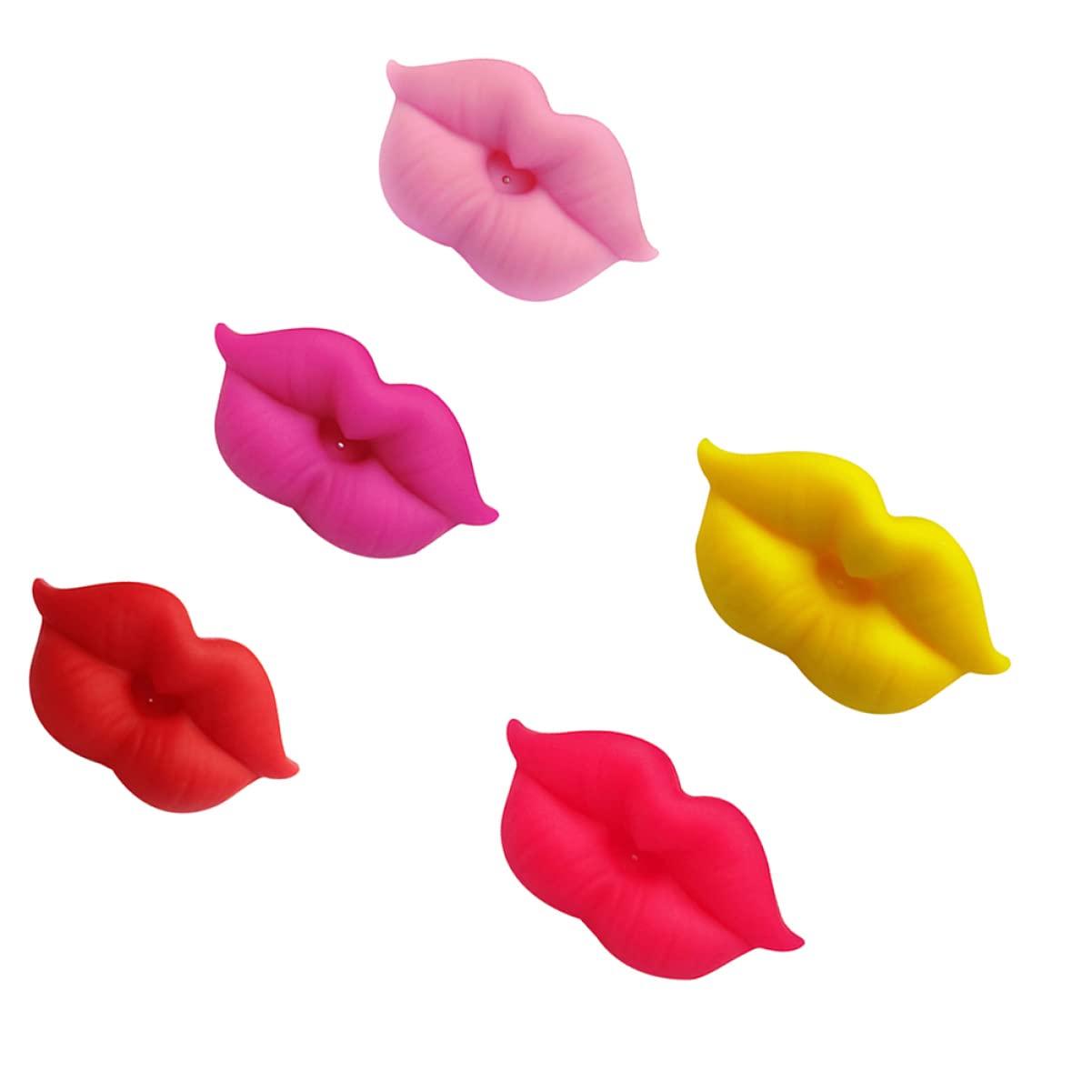 Toddmomy 10 Pcs Infant Pacifier Set - Funny Lip Shaped Pacifiers for ...