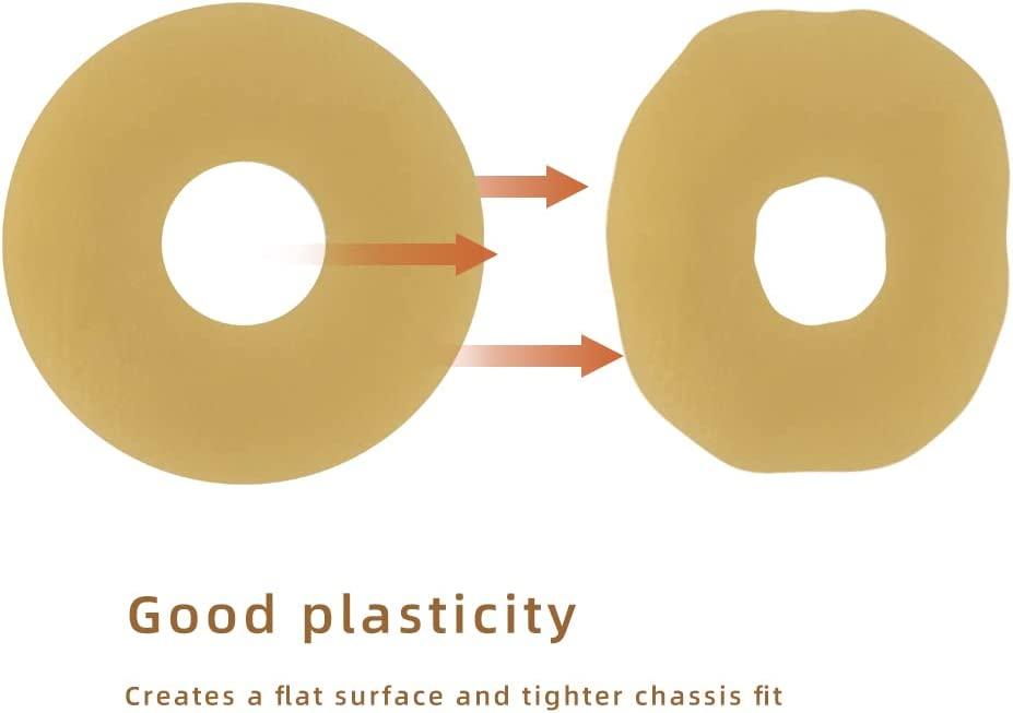 Ovand Moldable Ostomy Barrier Rings - Hydrocolloid Skin Extender Rings ...