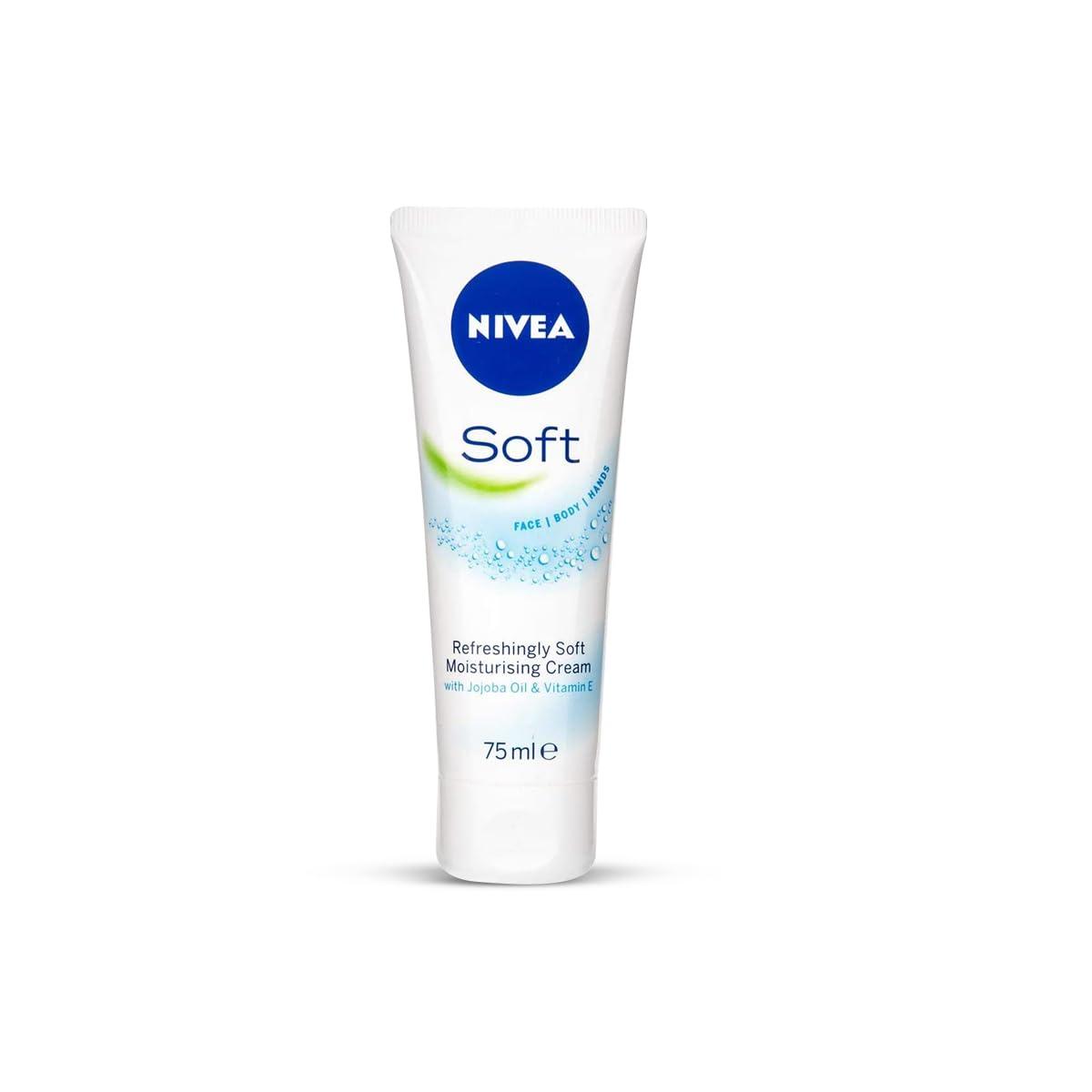Nivea Soft Tube 75ml - Hydrating Moisturizer for All Skin Types | Fast ...