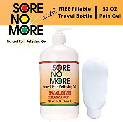 Sore No More Warm Therapy Gel 32oz with Free Travel Bottle | Buy Now ...