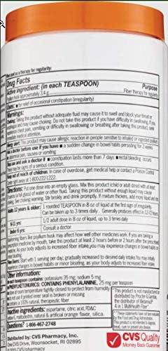 Meta Title: CVS Health Natural Daily Fiber | Smooth Dissolving Formula ...