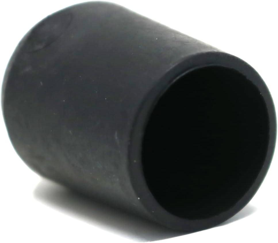 fiXte 19mm Black Rubber End Ferrule for Walking Stick Cane Crutch ...