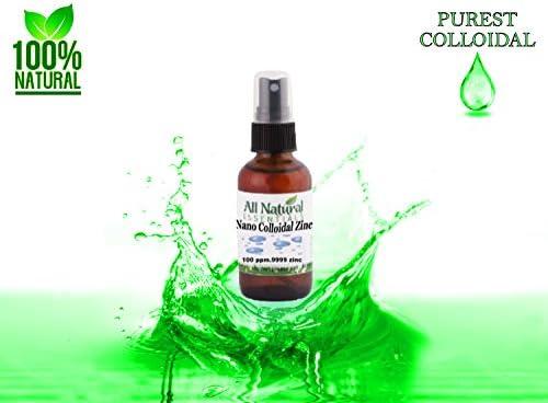 Colloidal zinc Liquid zinc minerals supplement 2oz Bottle 240ppm Nano ...