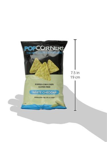 Popcorners White Cheddar Popped Corn Chips - 5 oz | Delicious Snack Option