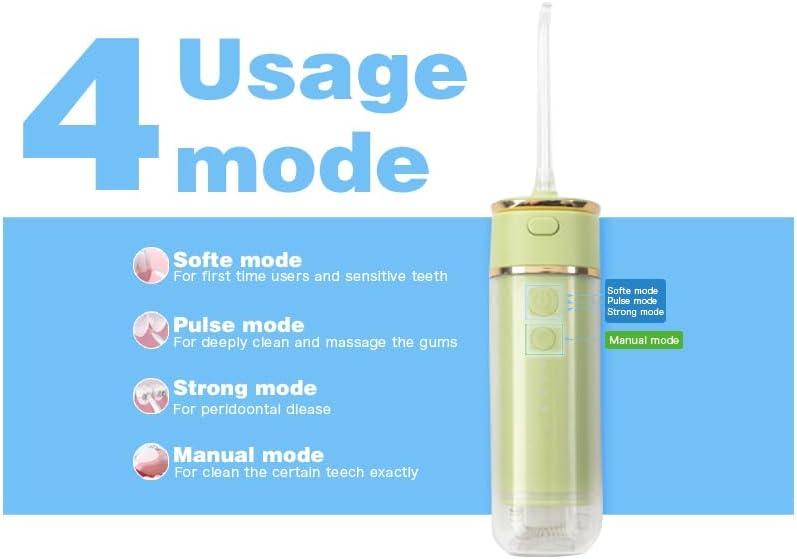 Portable Travel Water Flosser for Braces - Cordless Mini Oral Irrigator ...