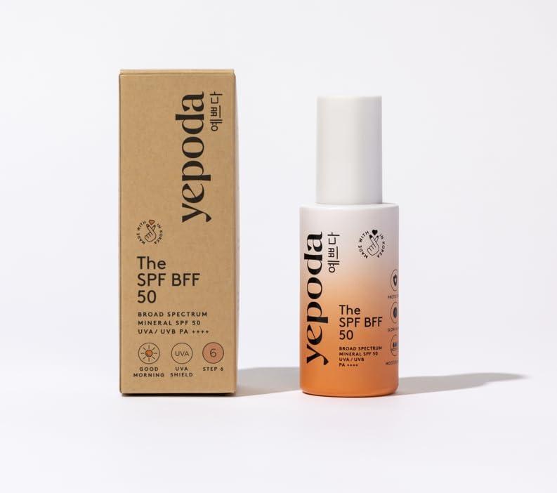 Yepoda Tinted Sunscreen - The SPF BFF Day Cream with Sun Protection ...