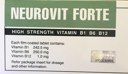 Hovid Neurovit Forte 100 Tablets - Boost Mental Clarity and Focus | Buy ...