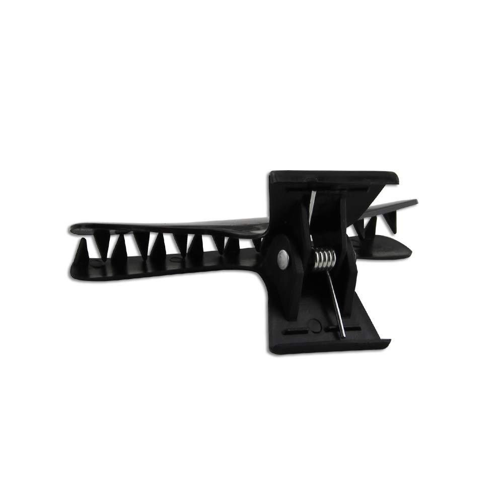 12 Pcs Black Butterfly Hair Clamps - Stylish Hair Clips for Salon ...