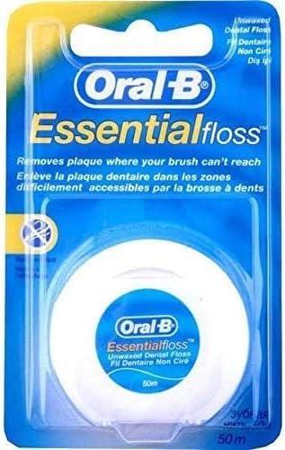 Oral B Essential Floss Unwaxed 50m x 6 Packets | Buy Now with Express ...