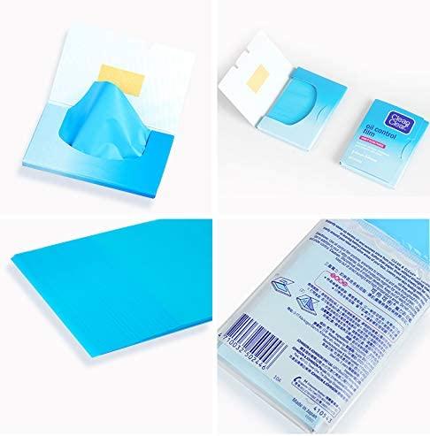 Beauty Kate Oil Absorbing Tissues - 60 Blue + 50 Pink Sheets for Oily ...
