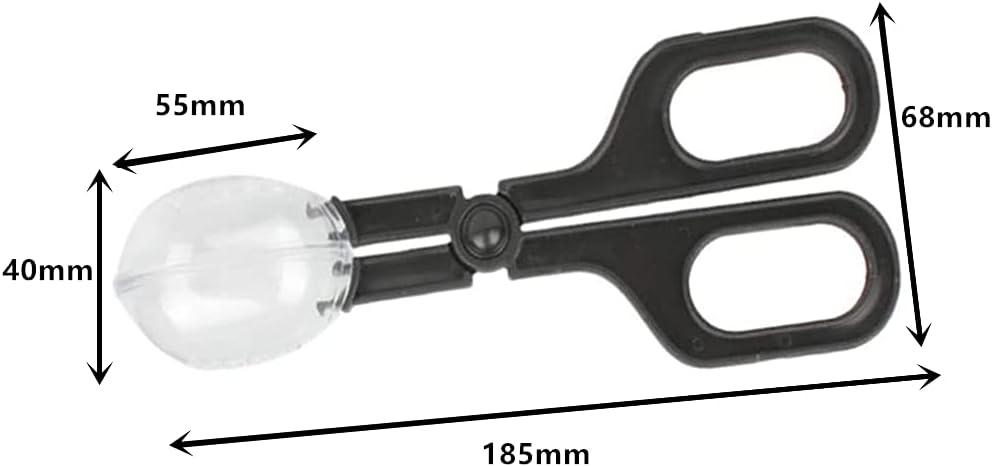 NA 3 Pieces Reptile Feeding Clip Tongs Reptile Feeding Scooper Clamp ...